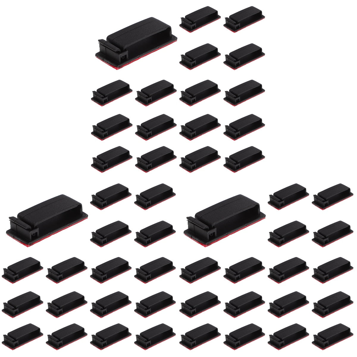 75 pcs Cable Fix Clips Adhesive Wire Management Clips Wire Wall Clips ...