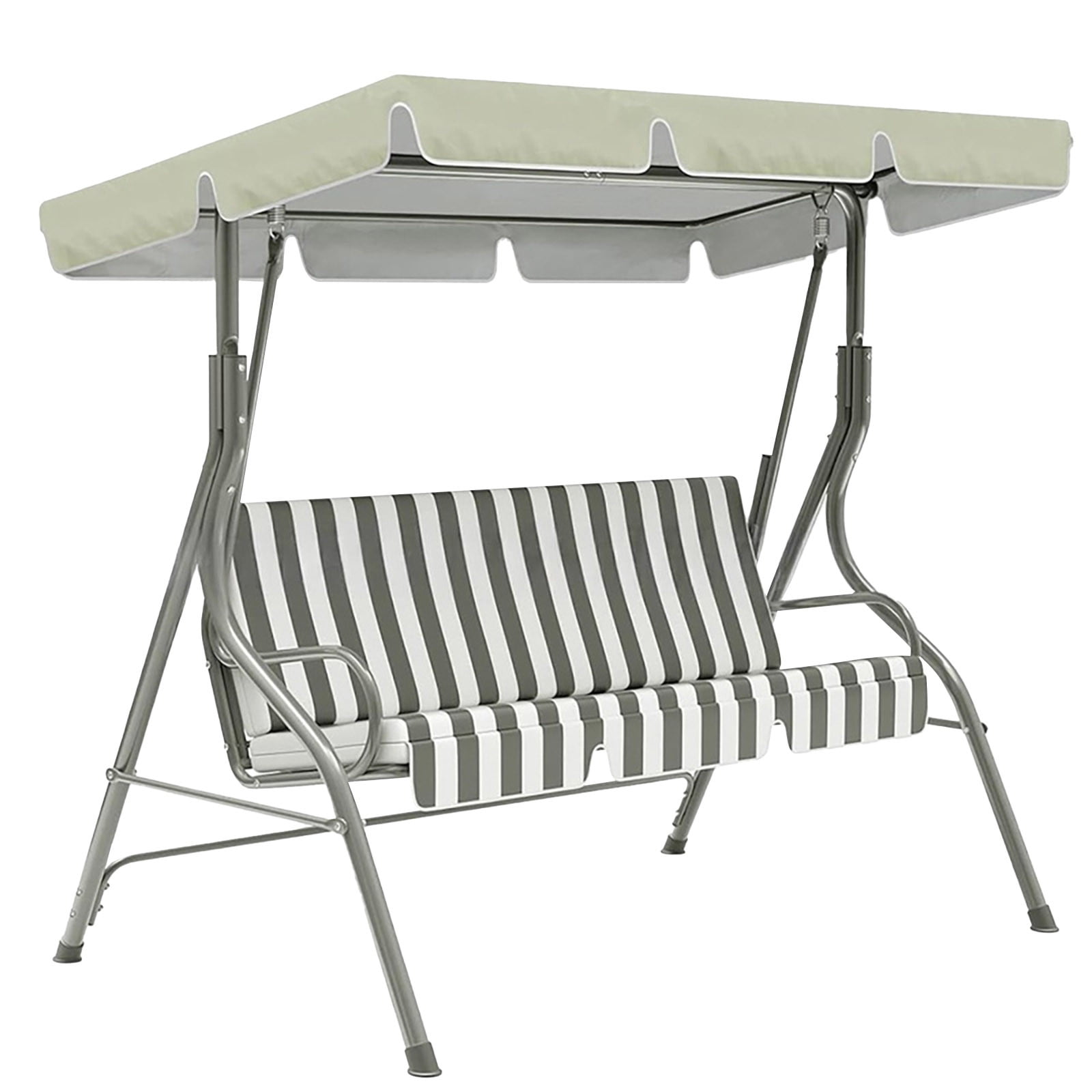 75"x52" Swing Canopy Replacement Top - Outdoor Patio Swing Cover with ...