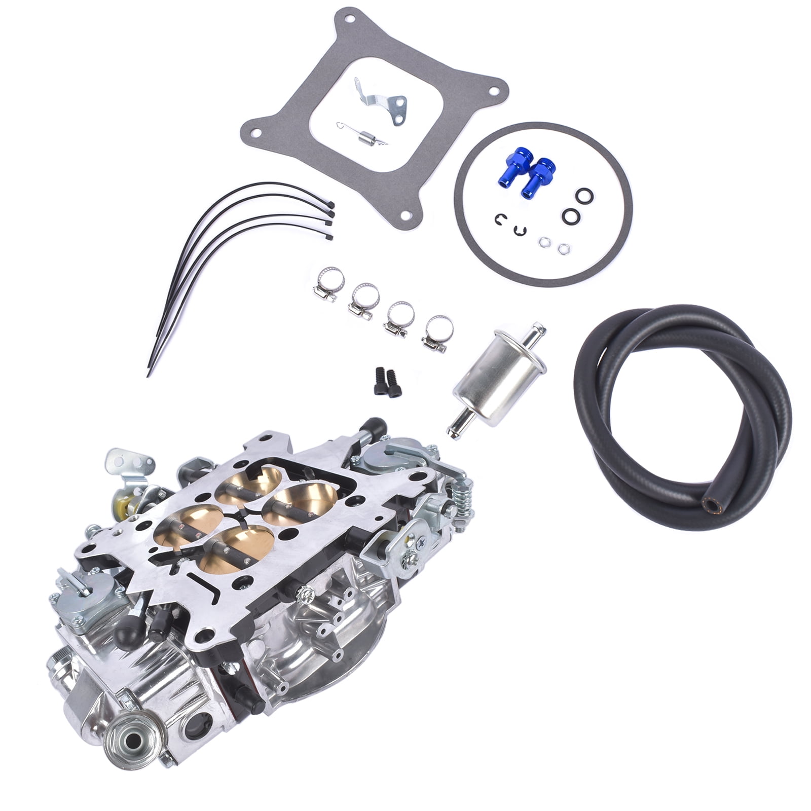 750 CFM Billet Aluminum 4 Barrel Square Bore Double Pumper Race ...