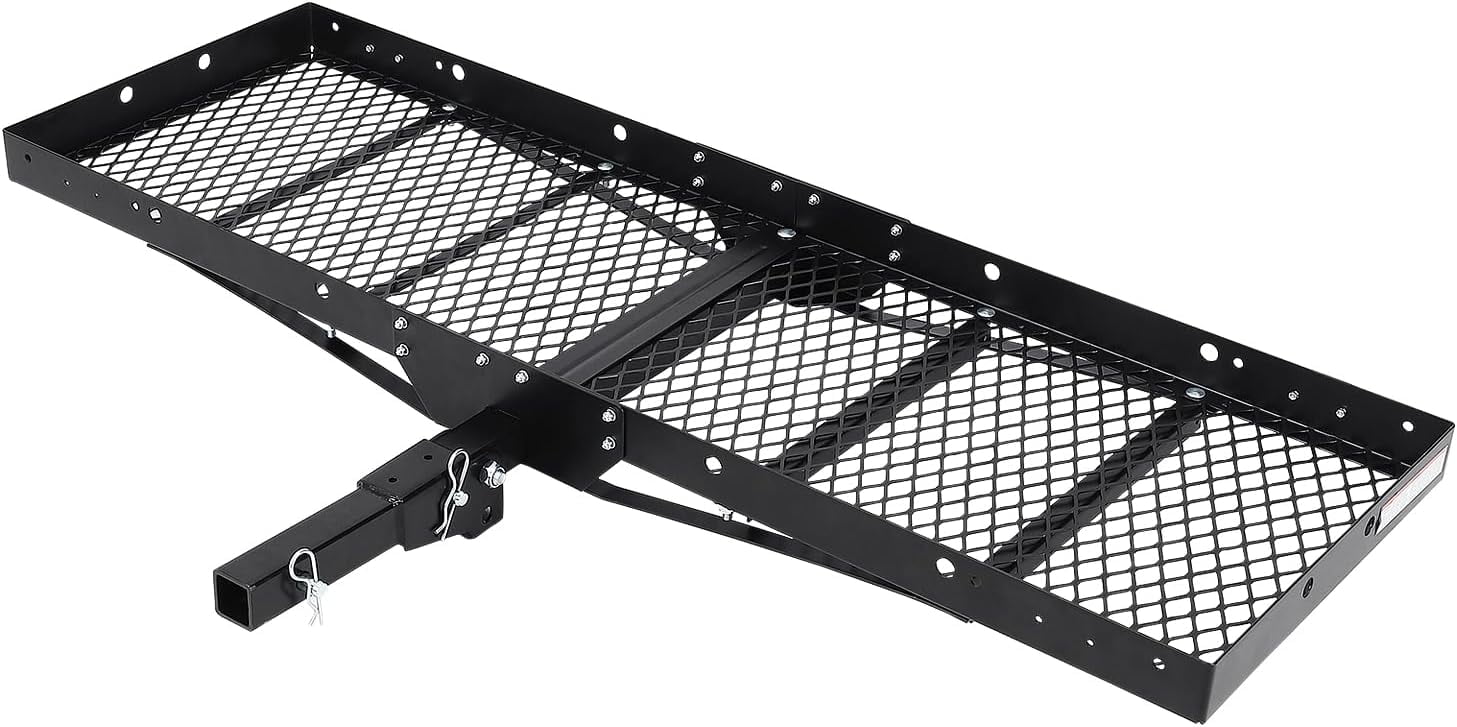 750 Lbs Hitch Mount Cargo Carrier Basket 60" x19" x 6", Rear Luggage ...