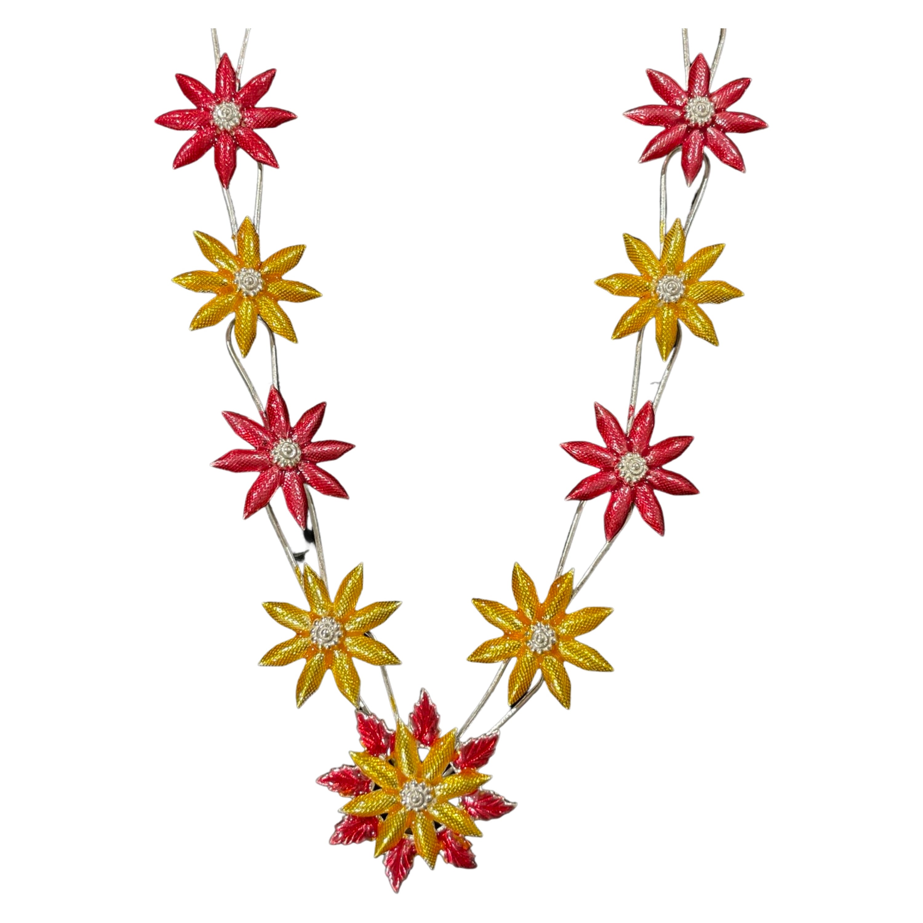 750 Silver Religious Garland / Mala Set - Style#06 Garland Length ...