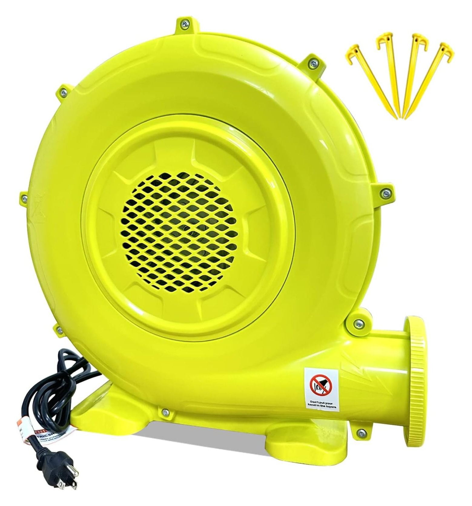750 Watt Inflatable Air Blower 1HP Bounce House Blower, Water Slides ...