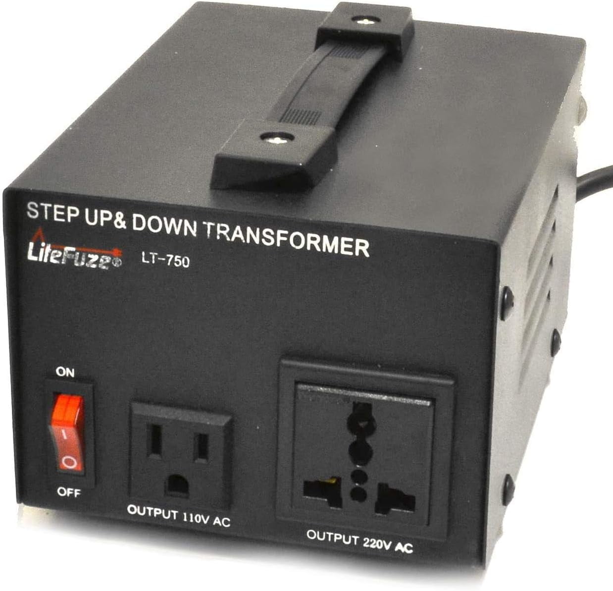 750 Watt Voltage Converter Transformer Step Up/Down - 110v to 220v ...