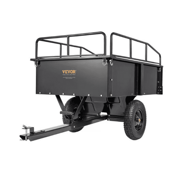 750 lbs Heavy Duty Steel Dump Cart, 15 Cubic Feet Garden Utility ...