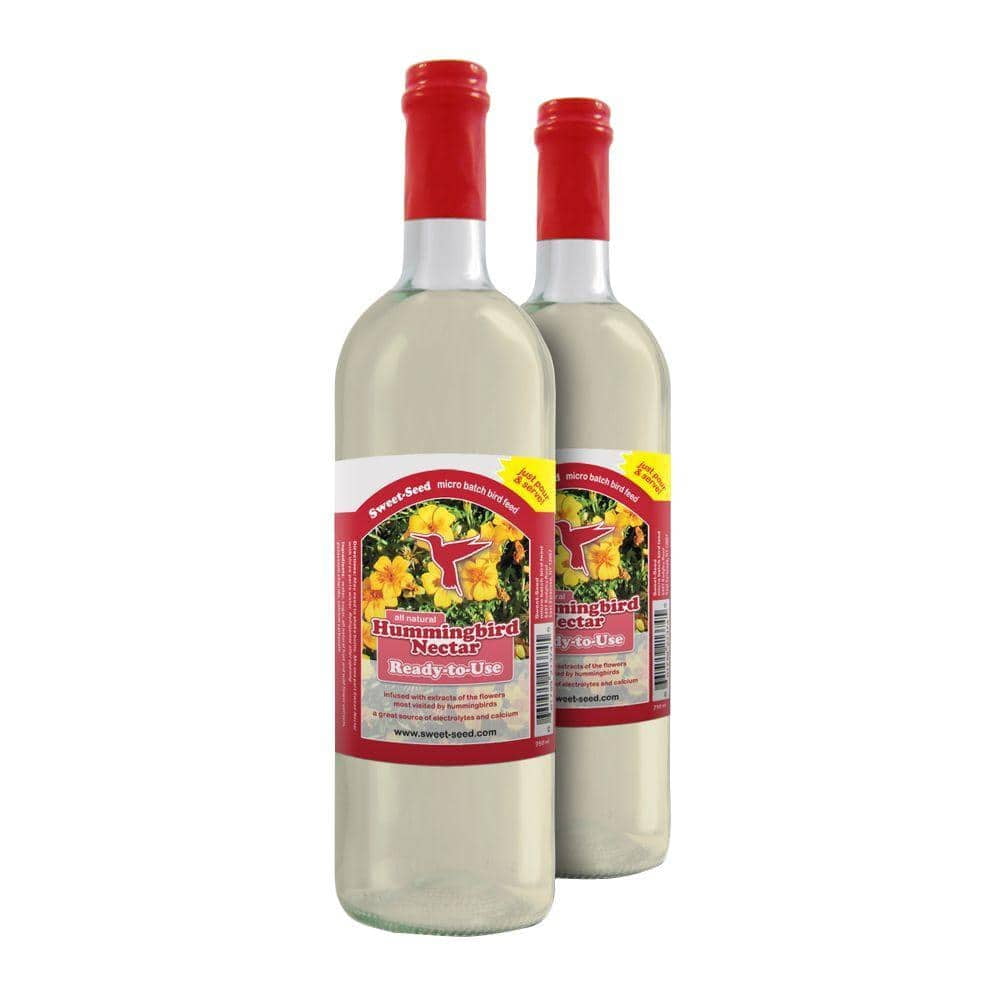 750 ml Sweet-Nectar Premium Ready-to-Use Hummingbird Nectar/Food (2 ...