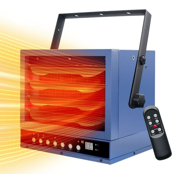10000W 240V Electric Garage Heater with Remote, Fan-Forced Ceiling ...