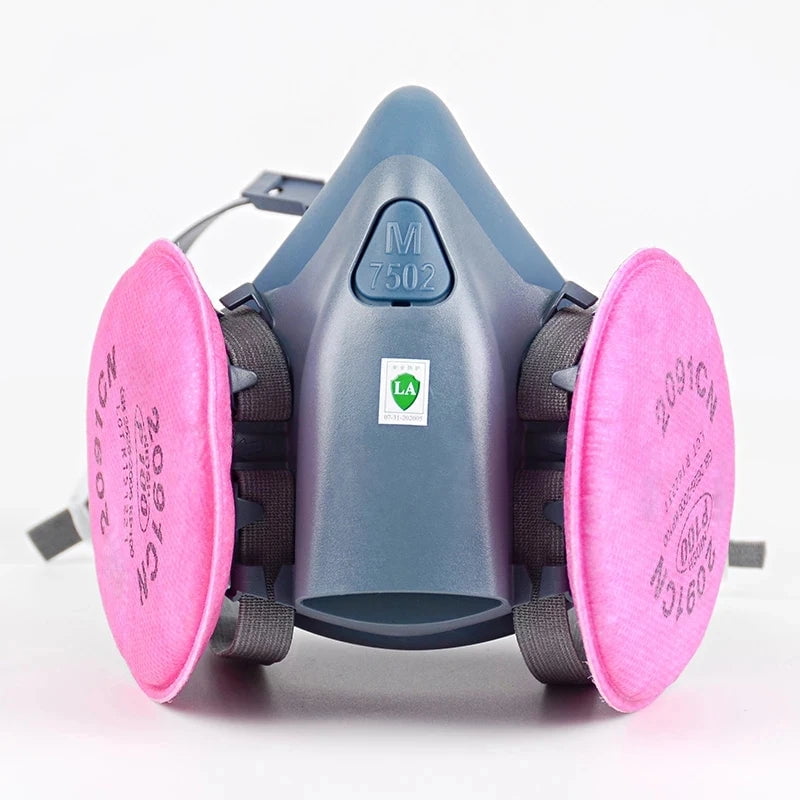 7502 Respirator Mask Protective Mask Industry Painting Spray Dust Gas ...