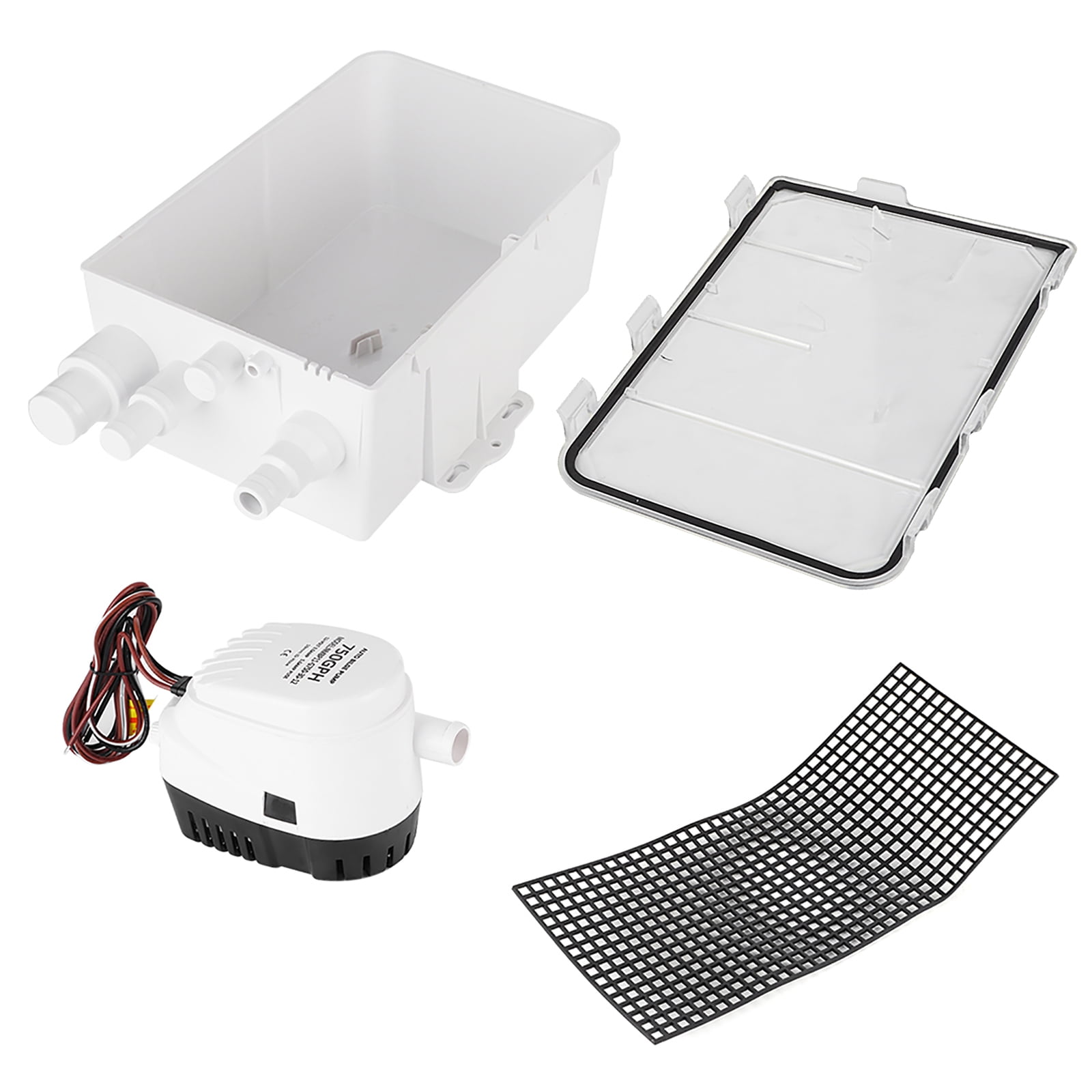 750GPH Marine Standard Immersible Pumps Portable Shower Drain Pumps ...