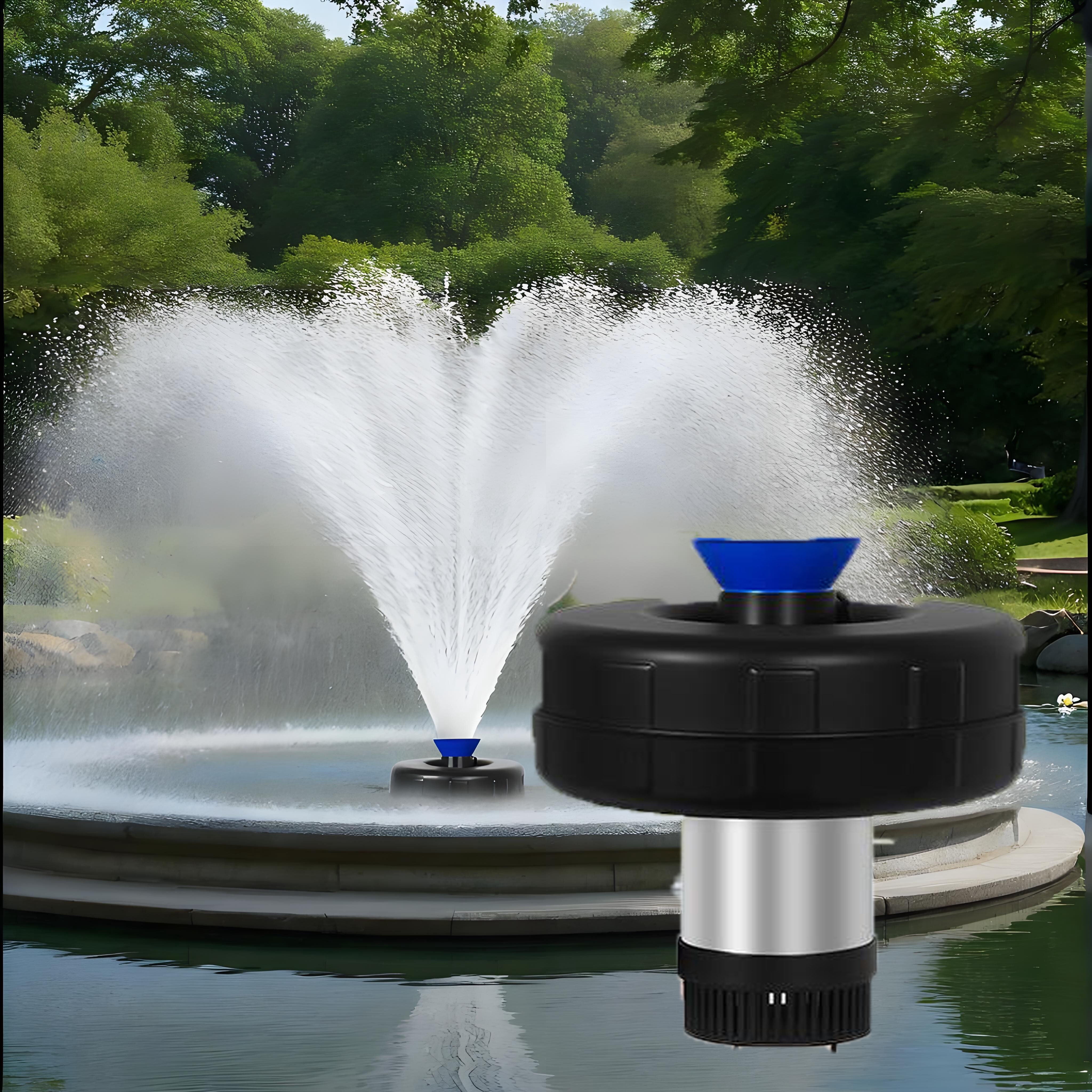 750W 3/4 HP Pond Fountain Aerator with Irrigation Sprinkler, 110V ...