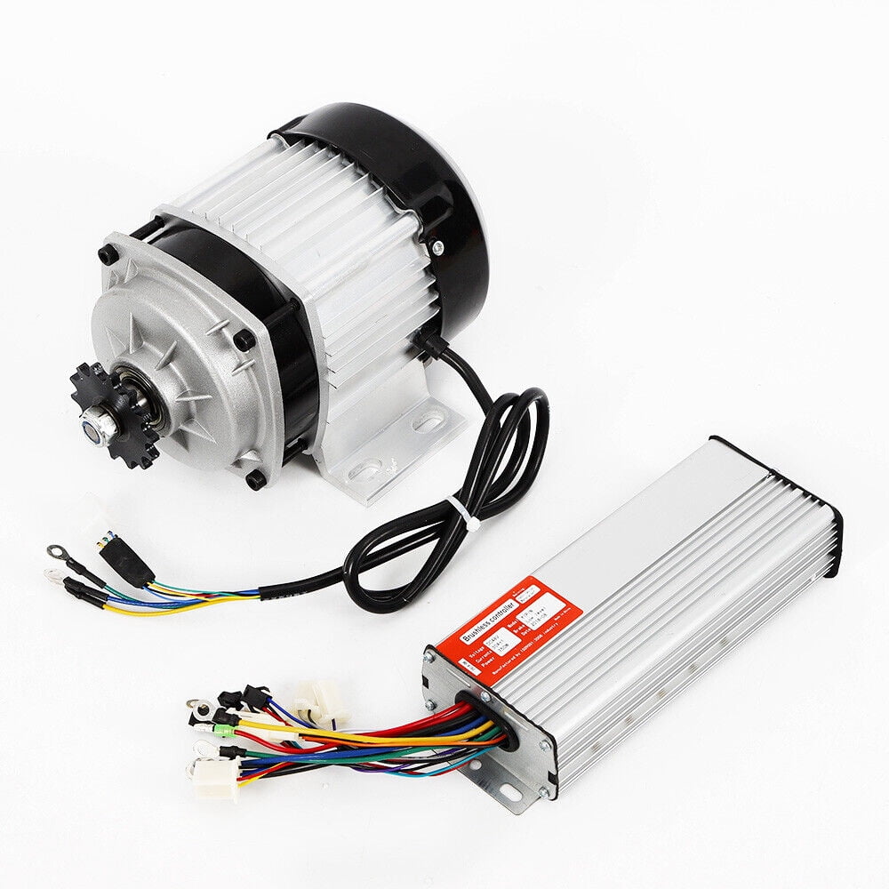 750W 48V Brushless Electric Motor Kit Controller Pedal E-Bike Go Kart ...