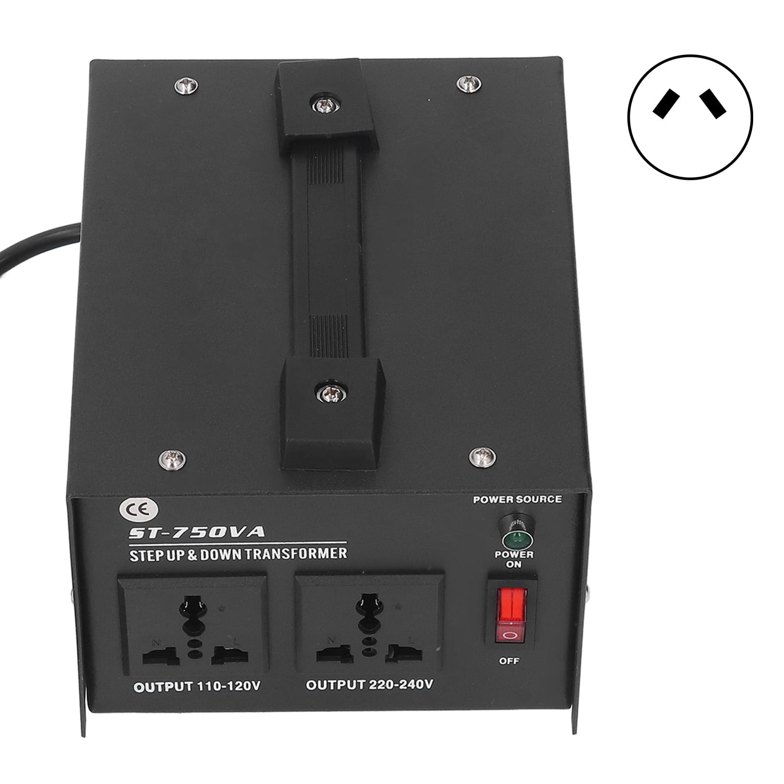 750W Adjusting Input Voltage Power Transformer 110V to 220V Step Up Buck Transformer 110V?120V ...