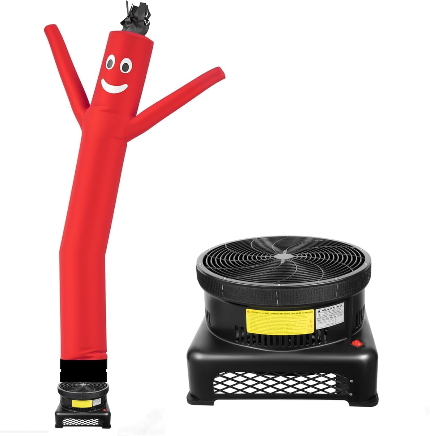 750W Inflatable Tube Man Blower, 18'' Wacky Waving Inflatable Tube Guy ...