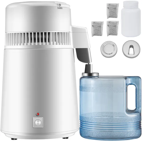 750W Pure Water Distiller with Upgraded Purifier Filter,1.1 Gallon BPA ...