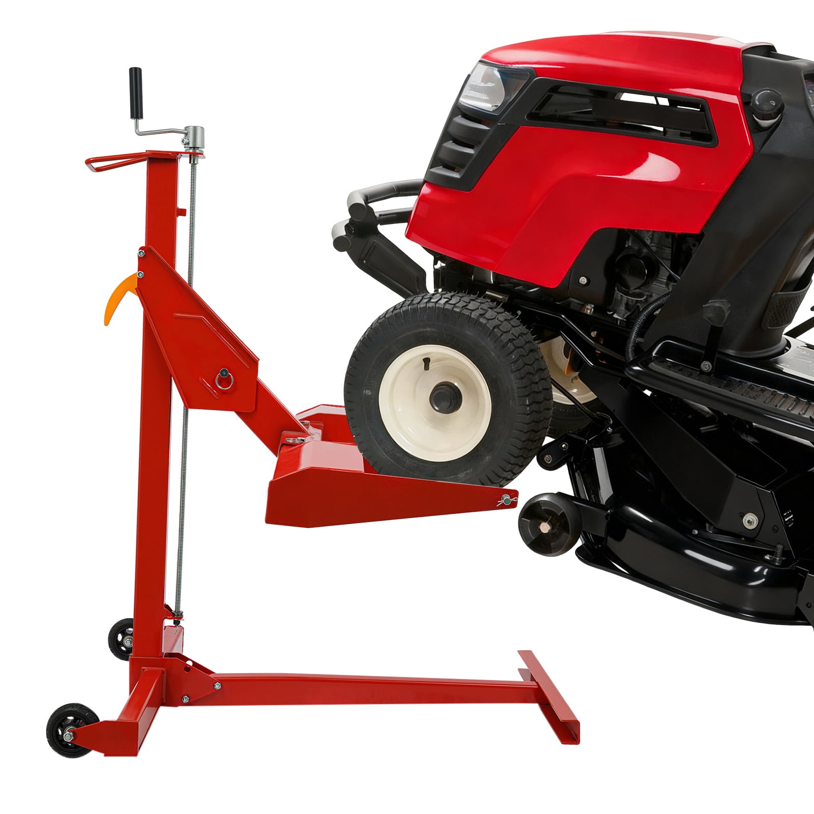 750lbs Heavy Duty Freestanding Lawn Mower Lift, Adjustable Height ...