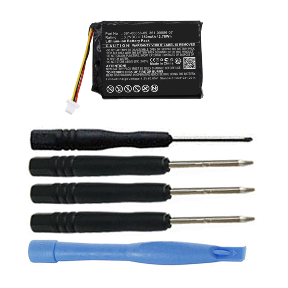 750mAh 361-00056-07 361-00056-09 Battery Replacement for Garmin Drive ...