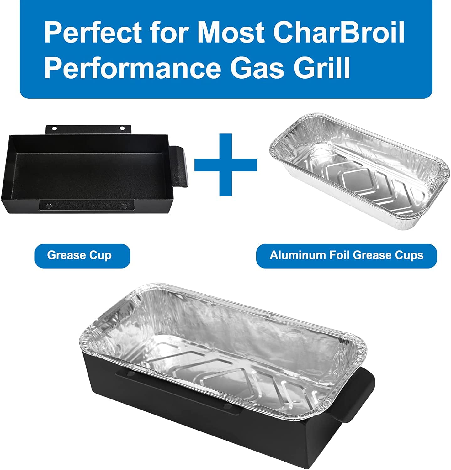 7515 Grill Catch Pan Holder/Drip Pan/Grease Collection Pan Replacement ...