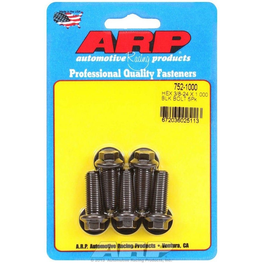 Arp Bolt Kit - 6pt. (5) 3/8-24 x 1.000 - Walmart.com