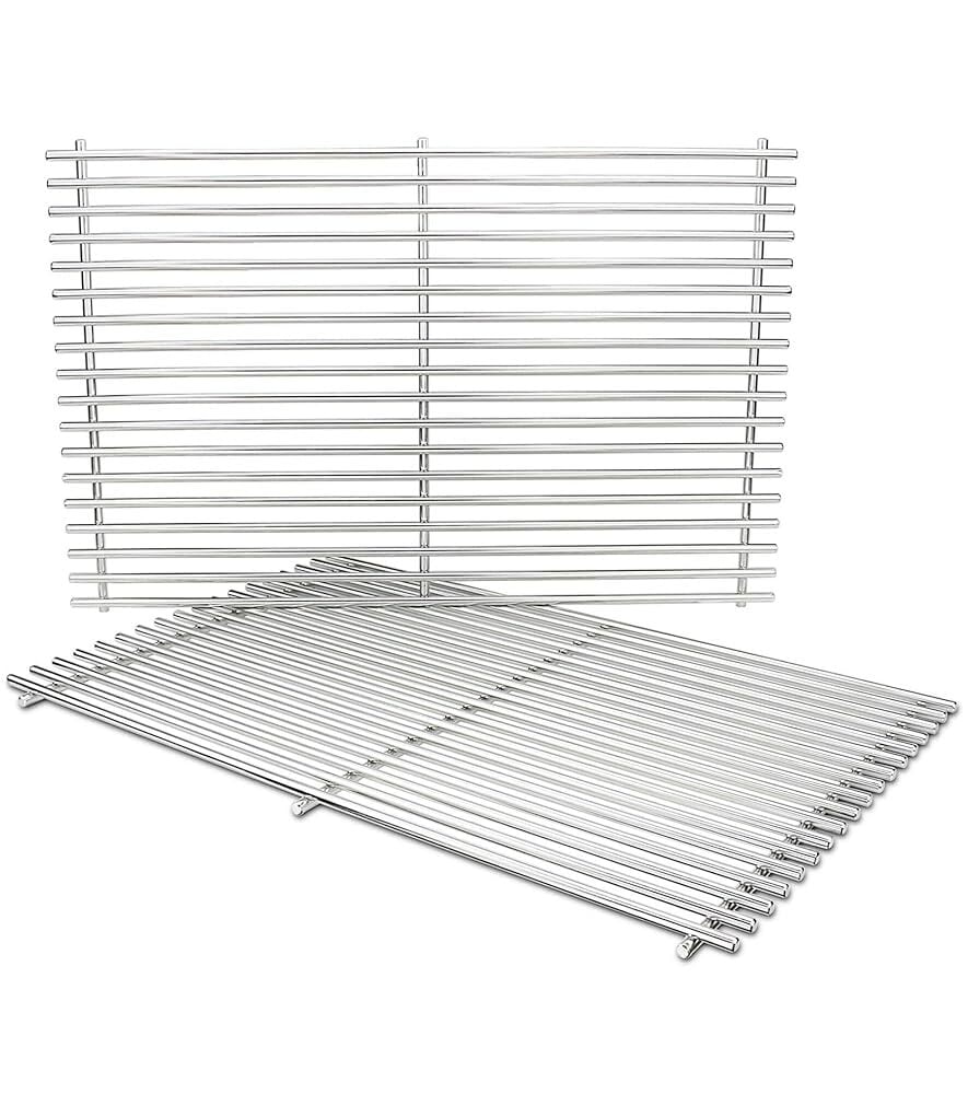 7528 304-Stainless Steel Cooking Grates for Weber Genesis 300 Series ...