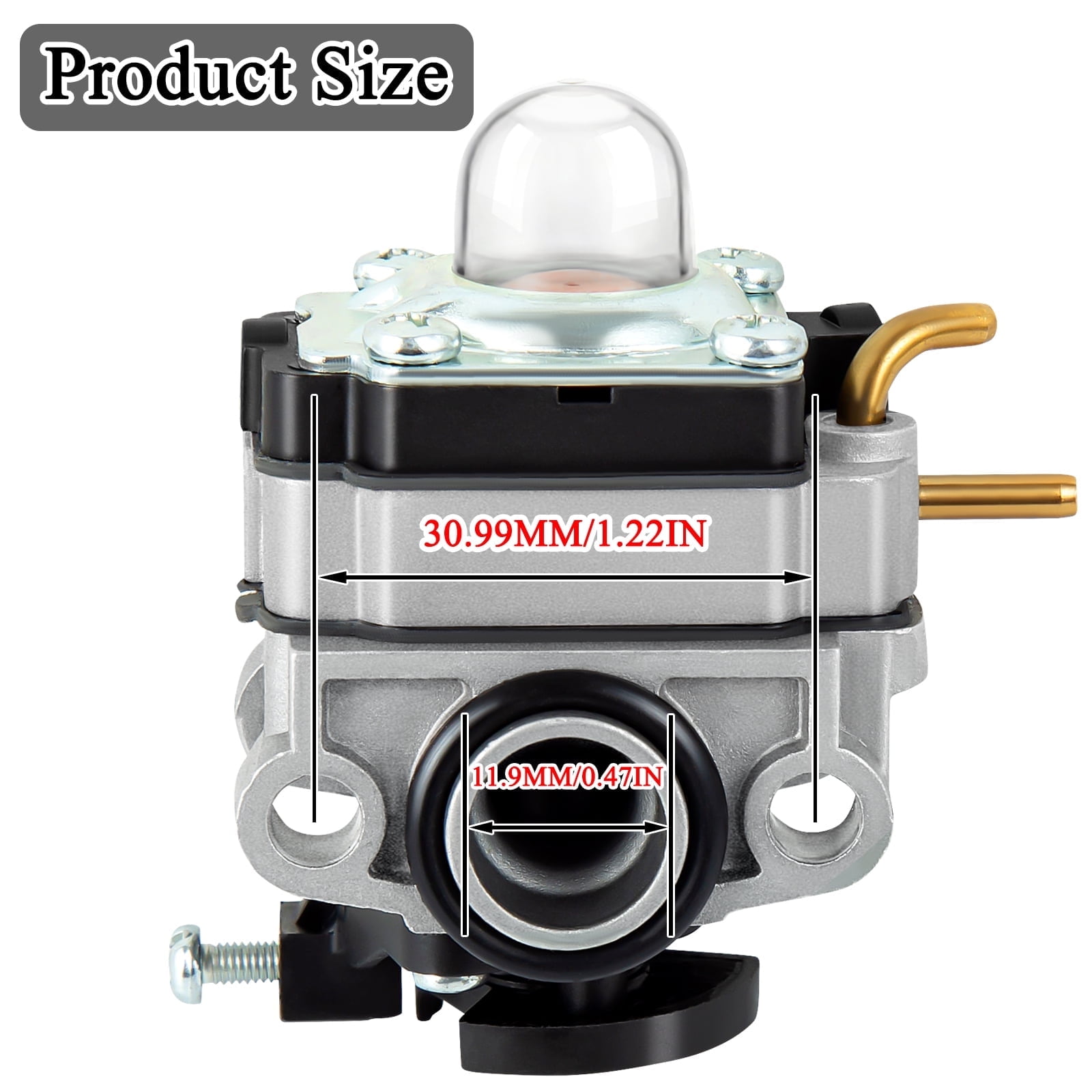 753-06258A Carburetor for 753-06258 RY251PH RY252CS RY253SS RY254BC MTD ...