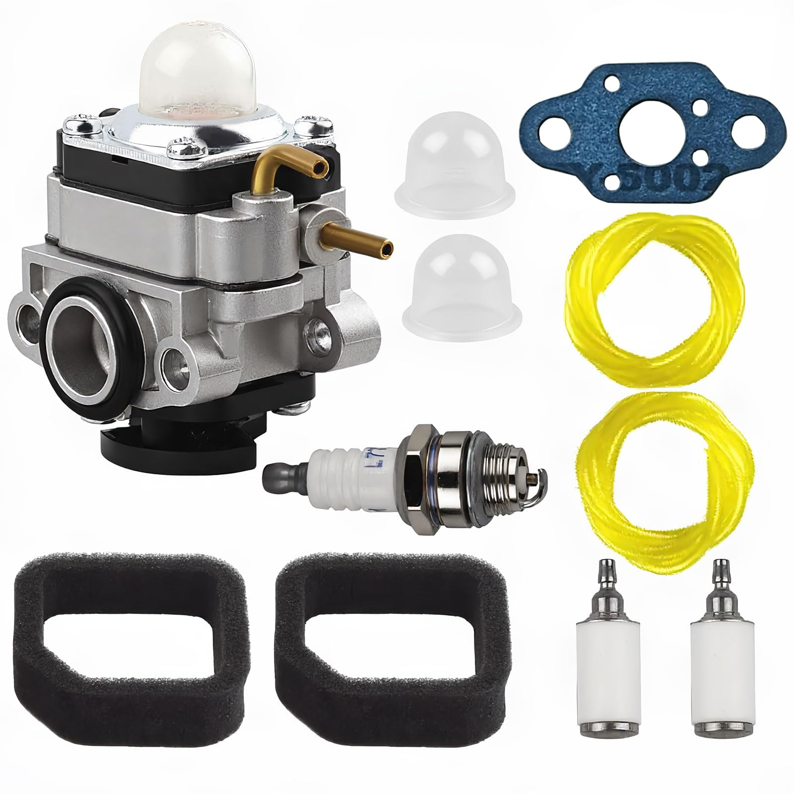 753-06258A Carburetor for Ryobi Full Crank 2 Cycle Weed Eater RY252CS ...