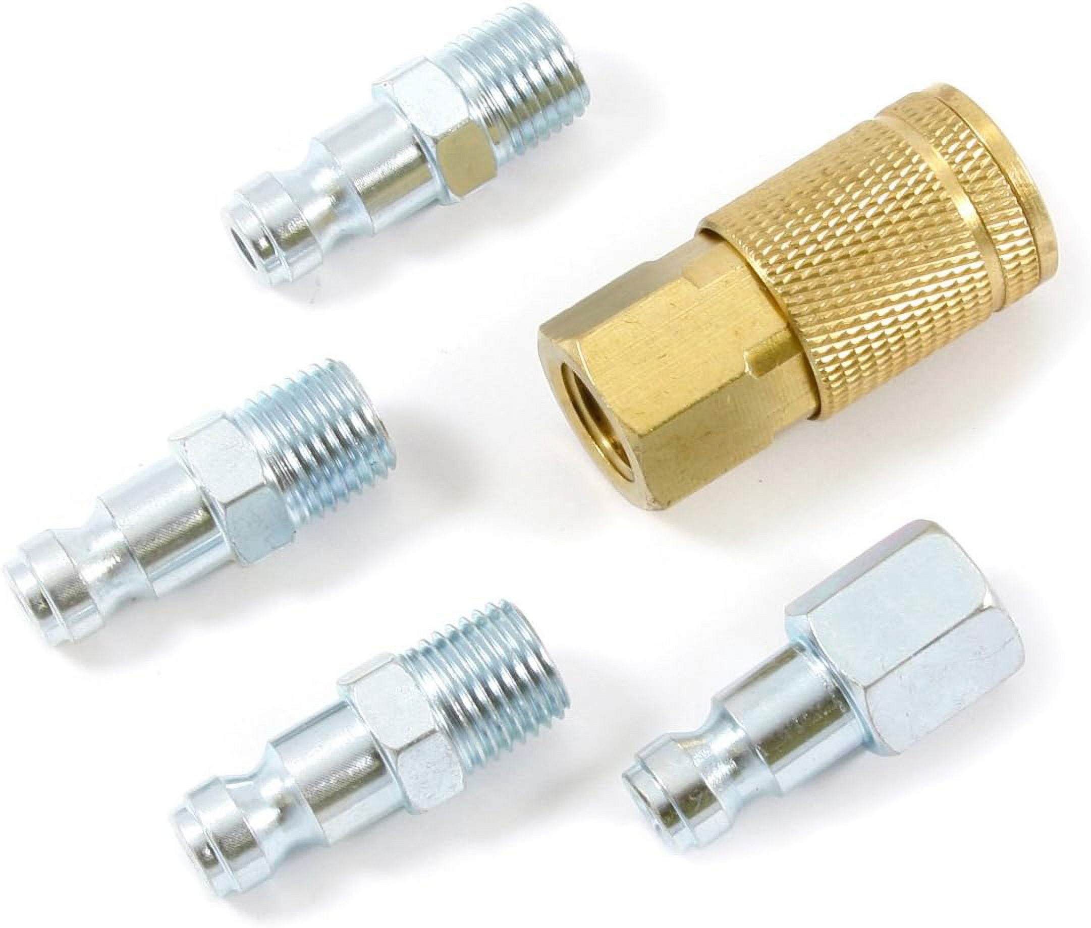 75326 Air Fitting Plugs and Coupler Value Pack, Tru-Flate , 1/4-Inch ...