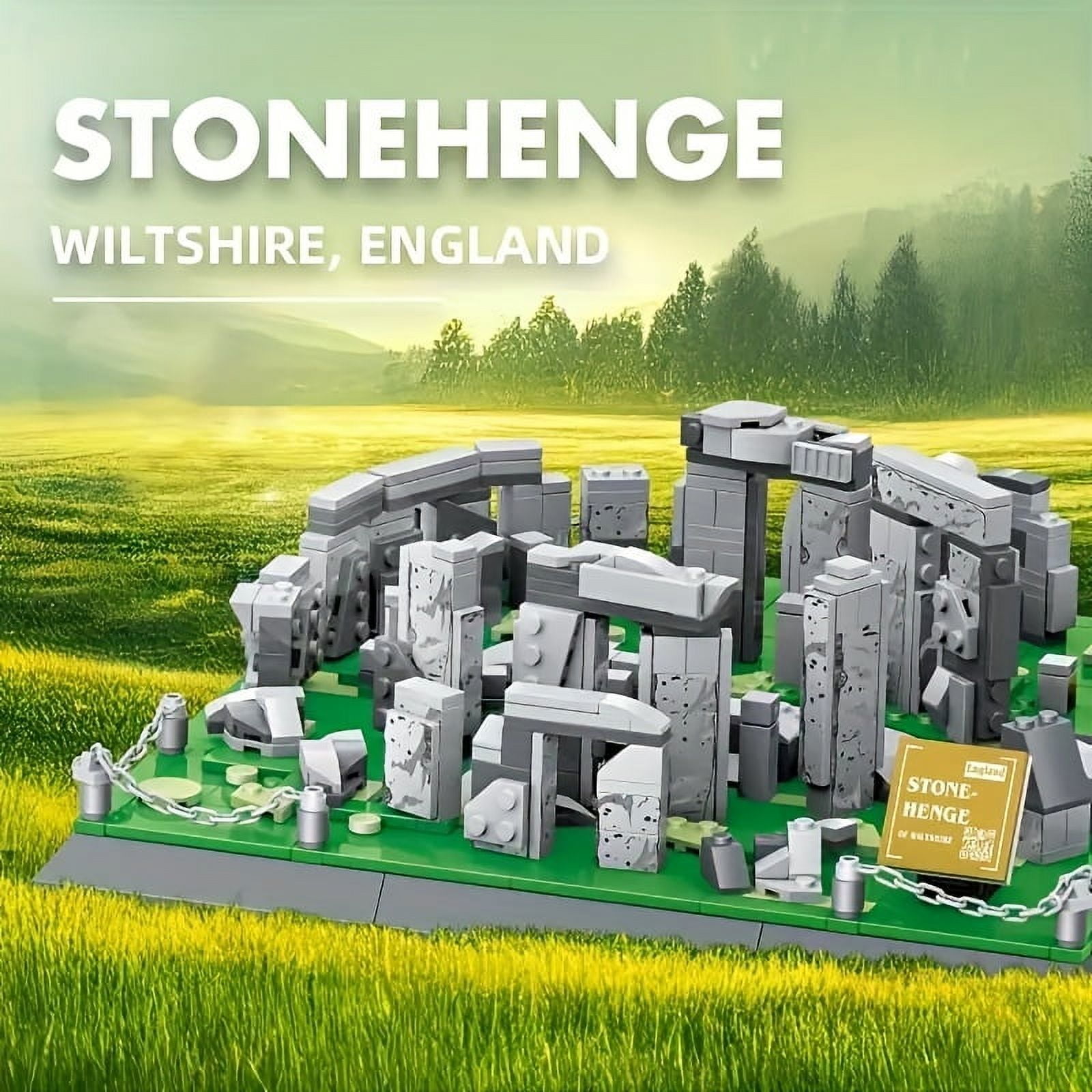 753PCS Stonehenge Building Blocks Bricks Toys-World Famous Architecture ...