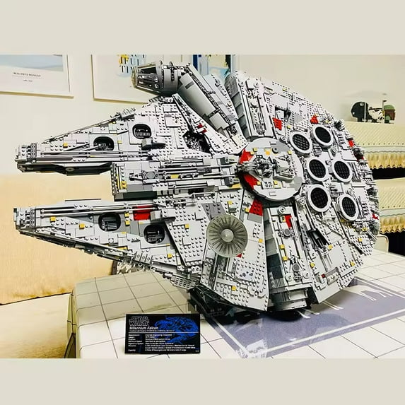 7541pcs large Millennium Ship Falcon building blocks compatible with ...