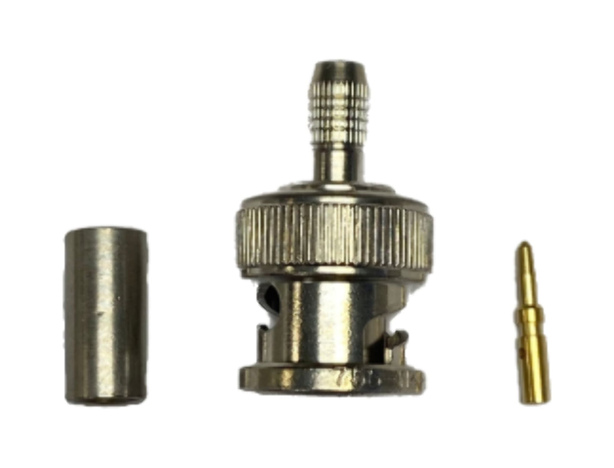 755-114-9 RF Coaxial Connector, BNC Coaxial, Straight Plug, Crimp, 50 ...