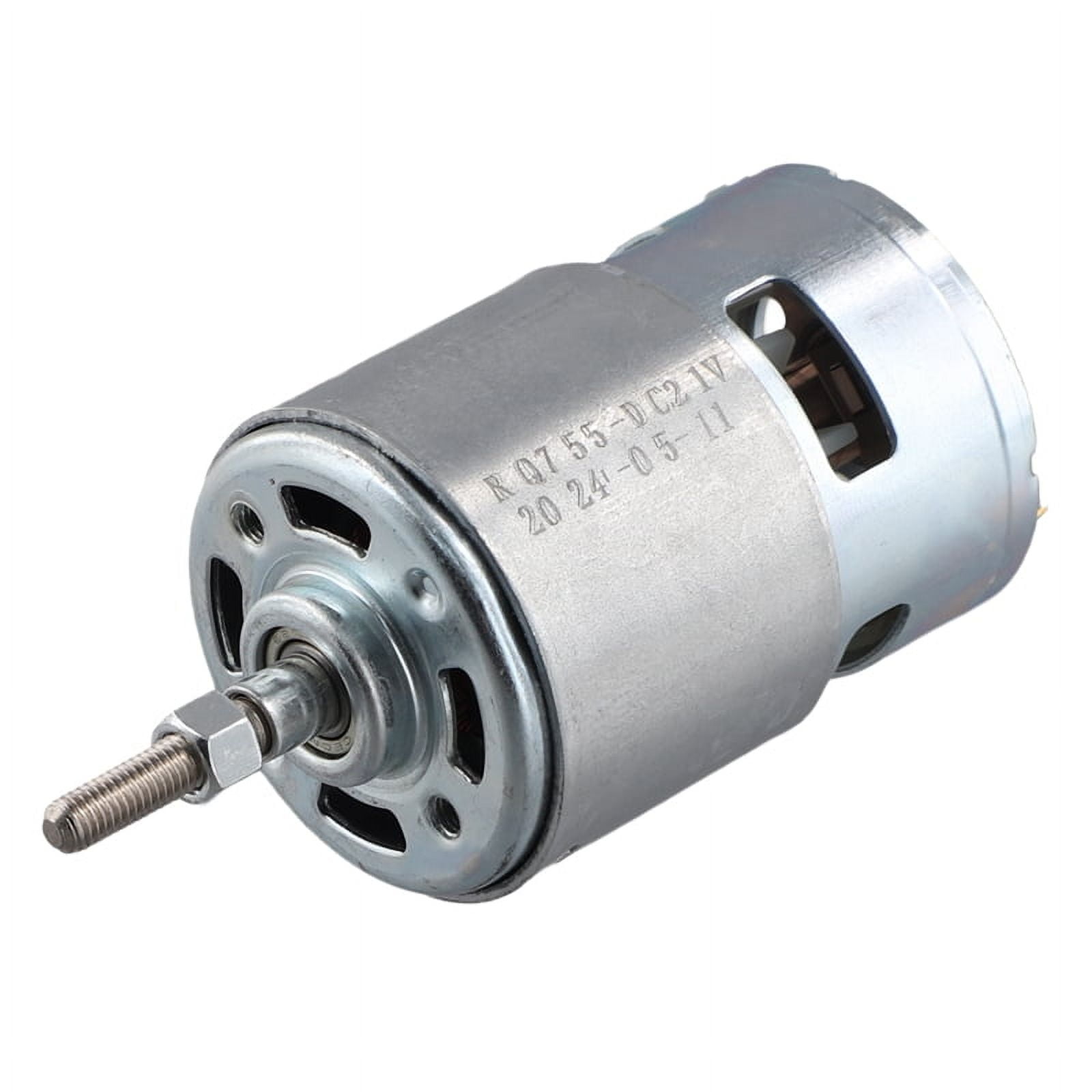 755 DC Motor for Weed Trimmer 21V Grass Cutter Motor with Long Shaft ...