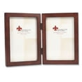 755946D Espresso Wood 4x6 Hinged Double Picture Frame - Walmart.com