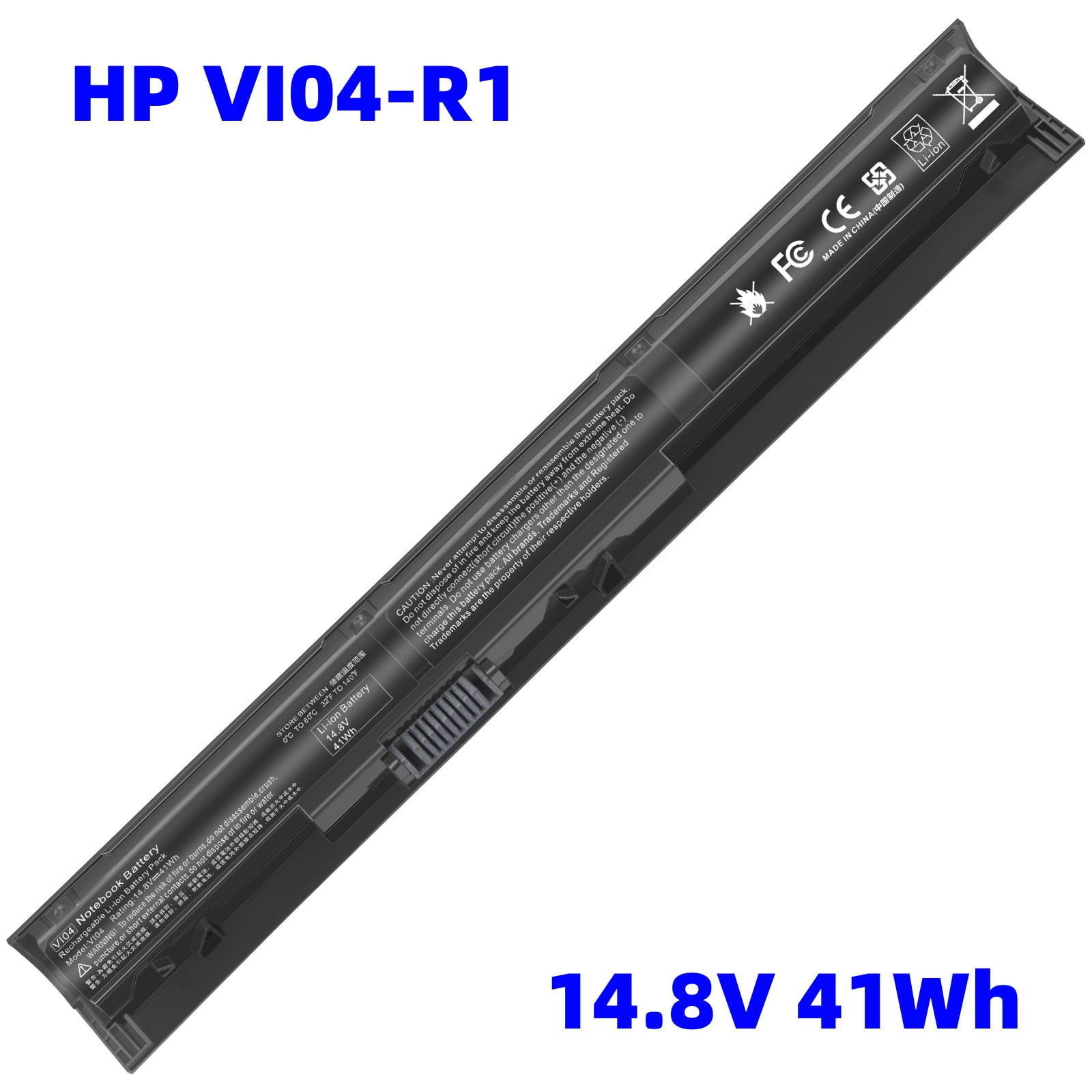 756743-001 VI04 V104 Laptop Battery for HP Pavilion 15-P 17-F Series 15-p011na 15-p165sa 15 ...
