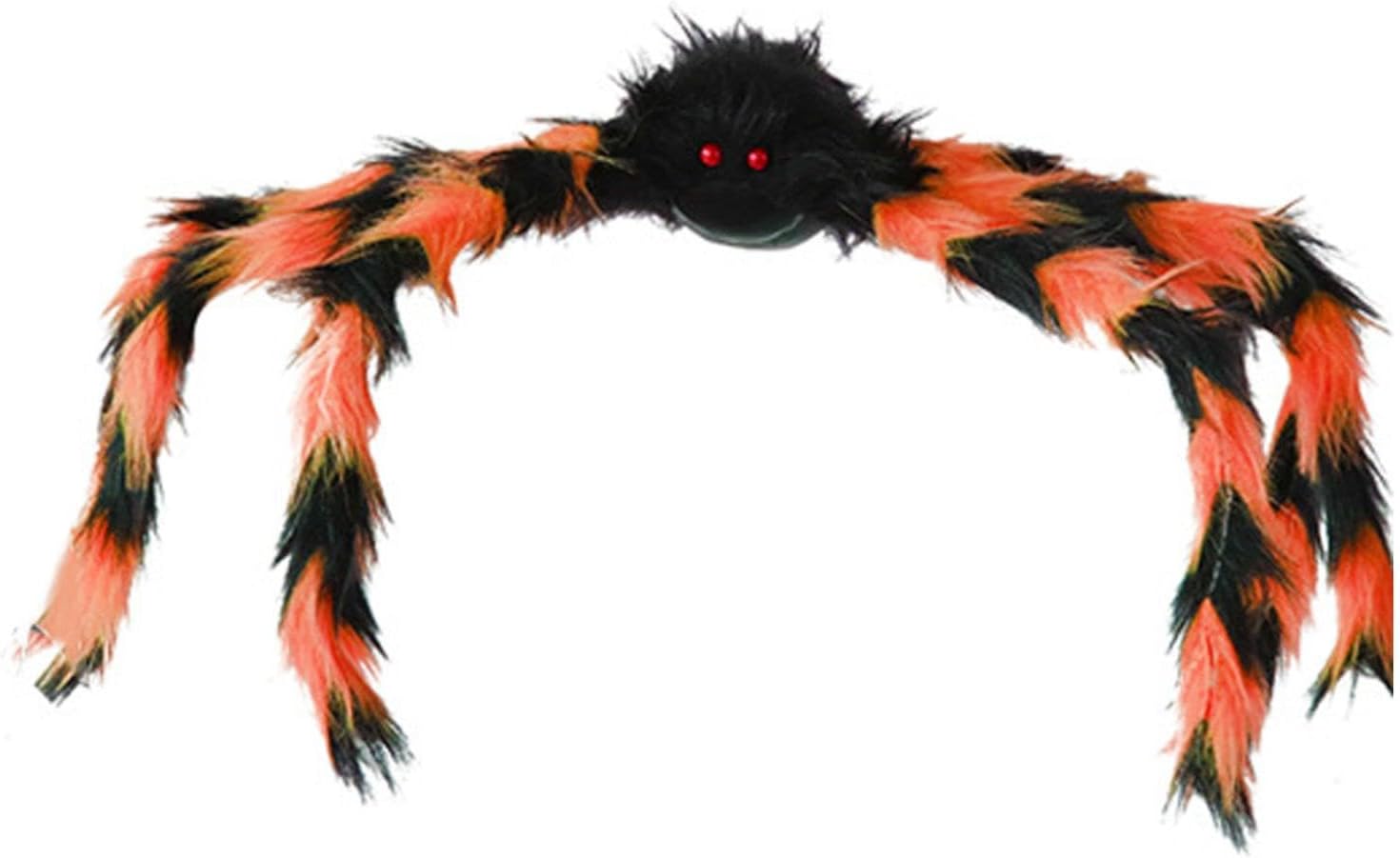 75CM Large Halloween Spider Decorations Hairy Spider with Colorful Legs ...