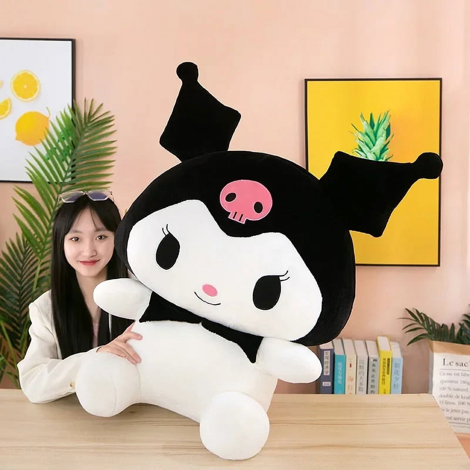 75CM Sanrio Kuromi My Melody Plush Toy Large Kawaii Cute Cartoon Plush ...