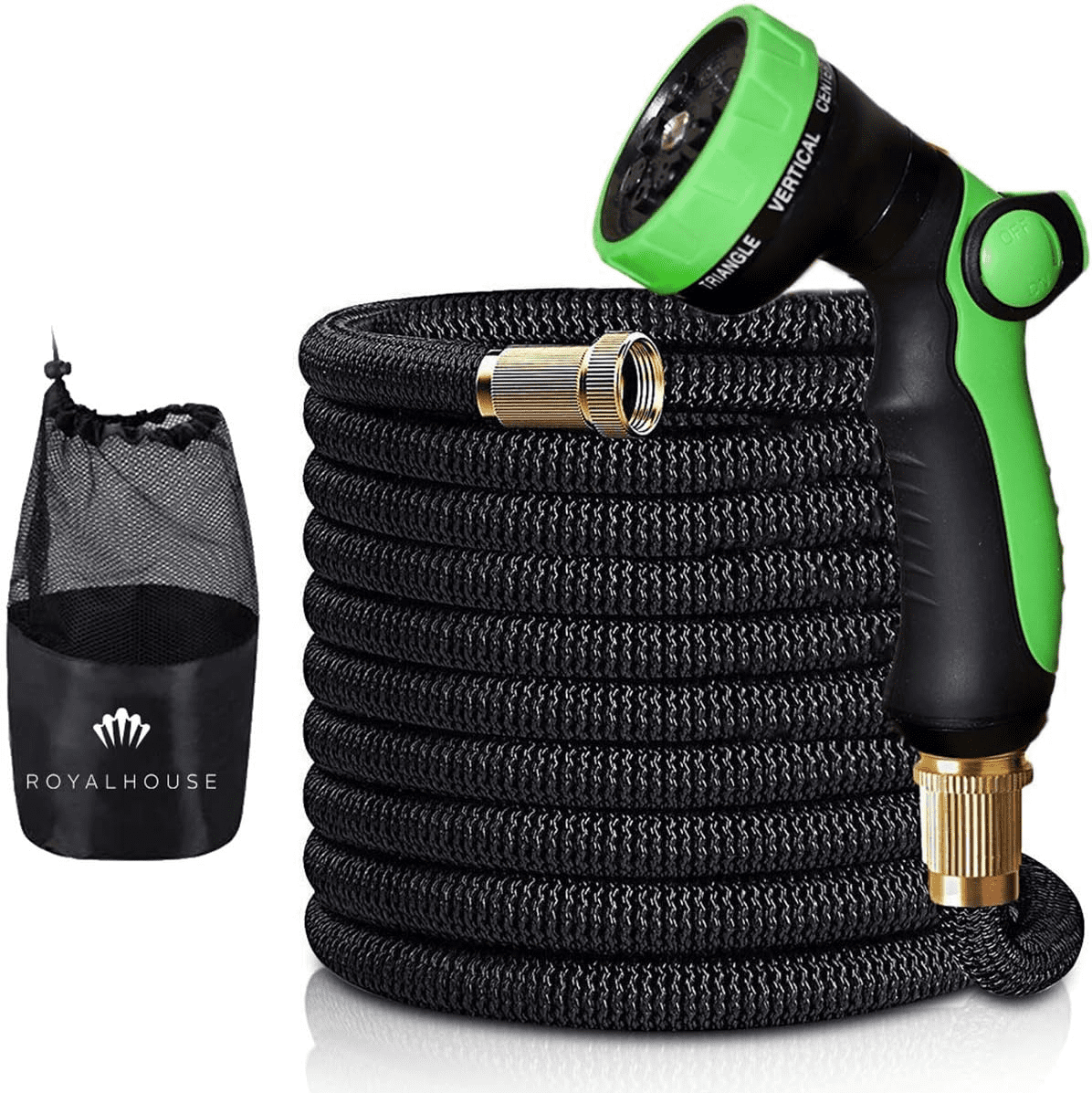 RoyalHouse Collapsible Garden Hose, Expandable 75FT, Flexible Durable ...