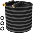 75FT Non-Expanding Fabric Garden Hose, Kink-Free & Burst-Resistant up ...