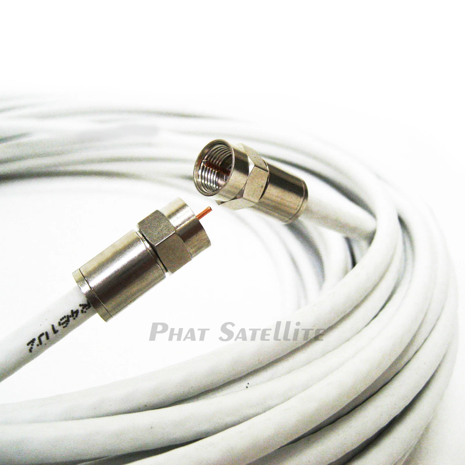 75Ft Shielded Rg-6 Coax Made In Usa 3Ghz Ul Etl Rated Hd Satellite Tv ...