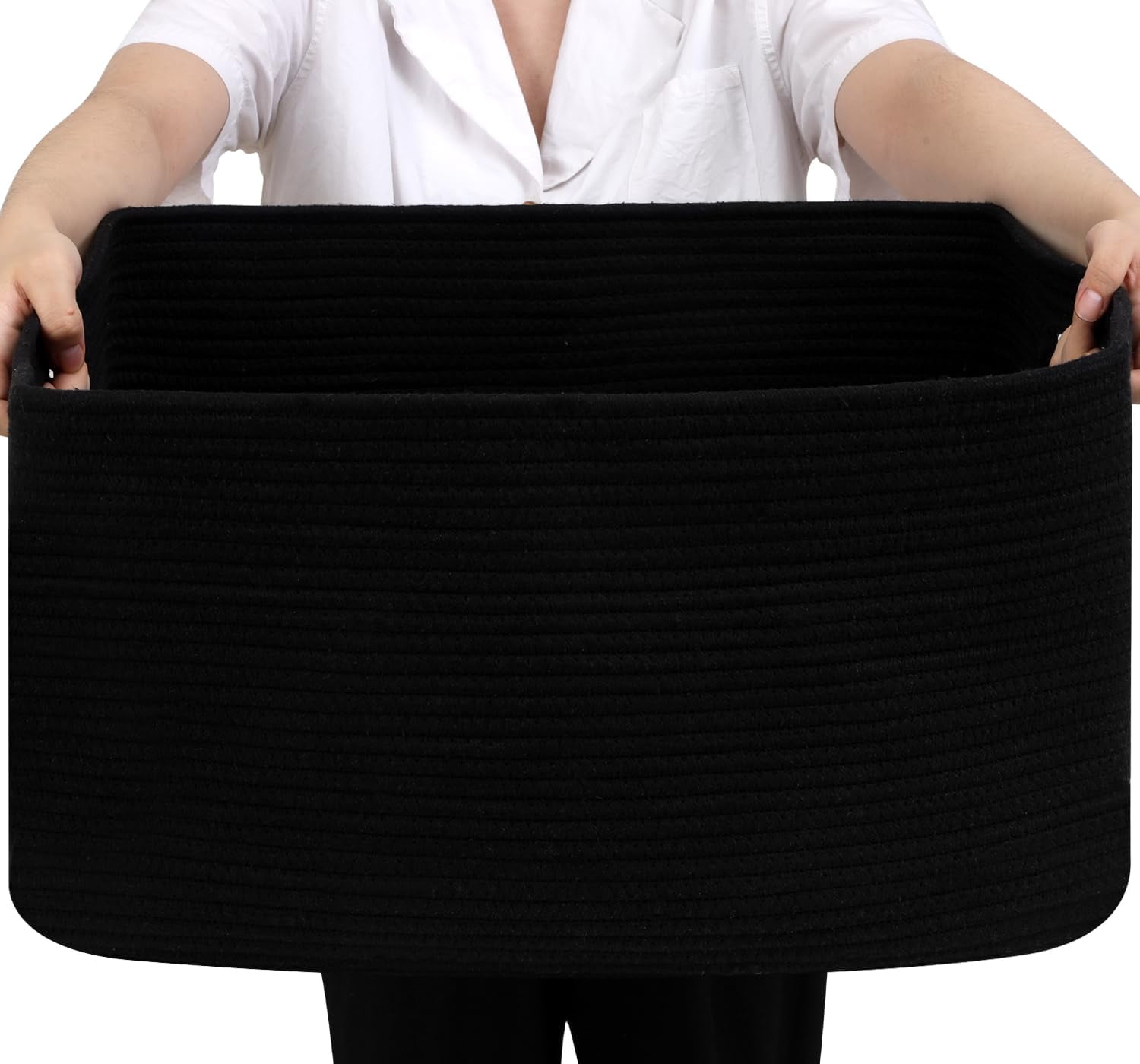 75L Blanket Basket, Large Woven Baskets for Storage, Blanket Storage ...