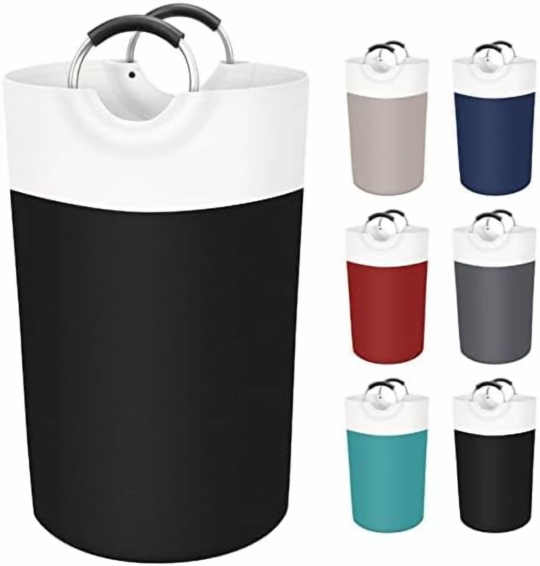 75L Laundry Basket, Freestanding Laundry Hamper, Collapsible Dirty ...