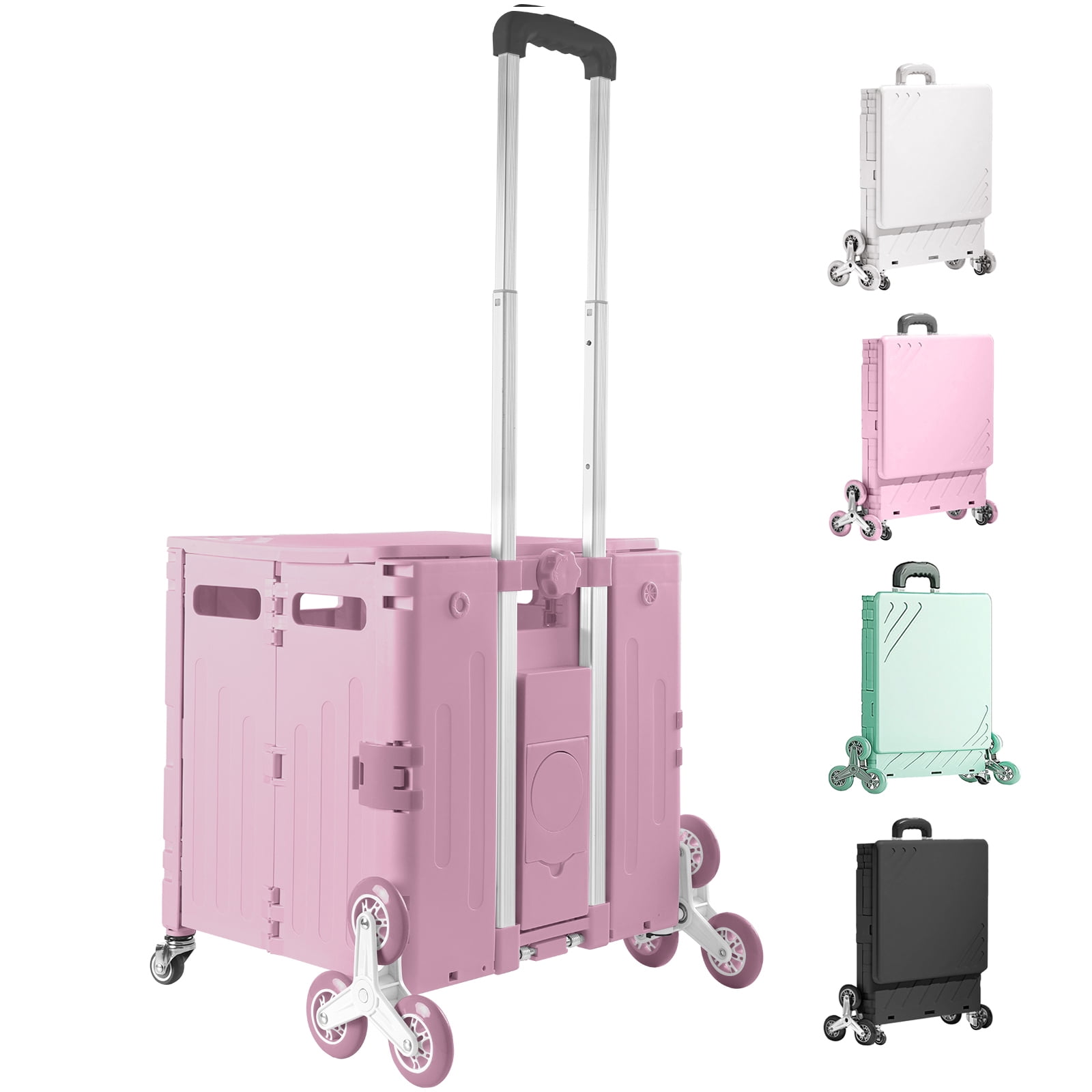 WOOW DEPOT 120lbs Stair Climbing Shopping Cart Utility 75L Large ...