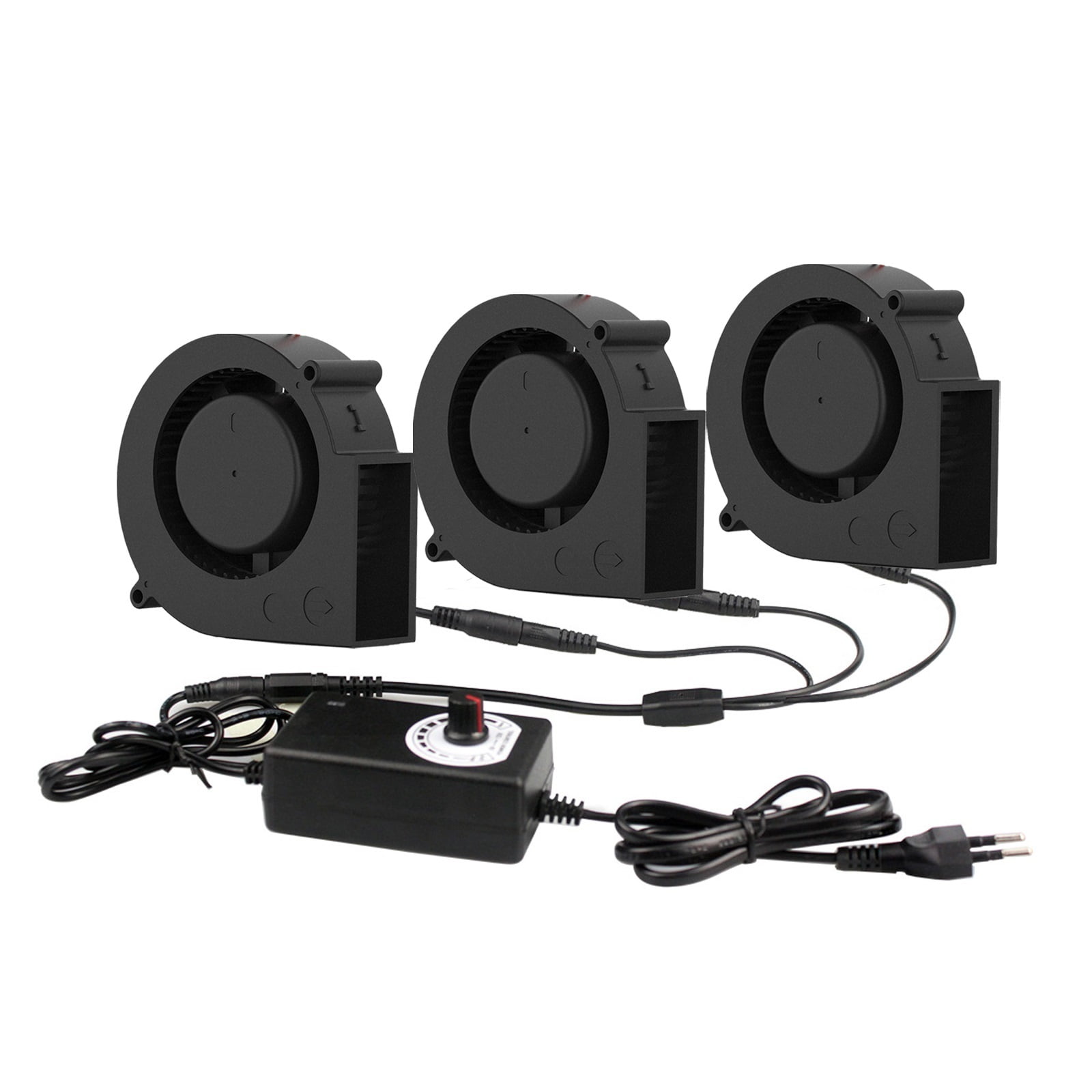 75MM Turbo Blower Fan 12V DC Female Connector 75X75X30mm Centrifugal ...