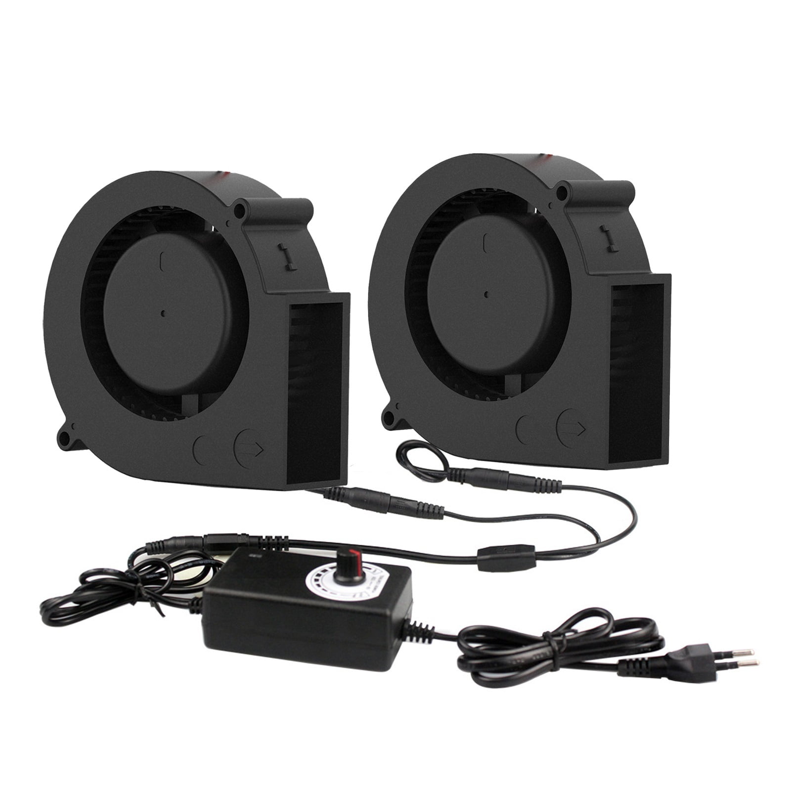 75MM Turbo Blower Fan 12V DC Female Connector 75X75X30mm Centrifugal ...