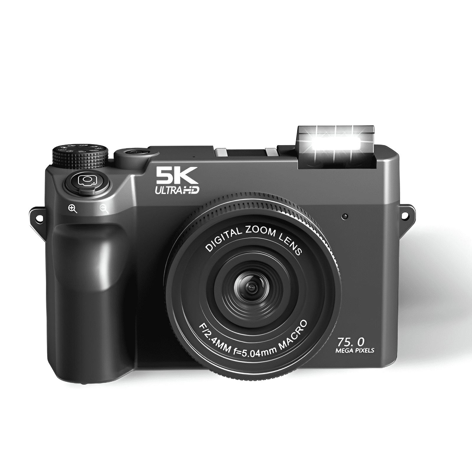 75MP Digital Camera, 18X Zoom, WiFi, Wide-Angle Lens for Vlogging ...
