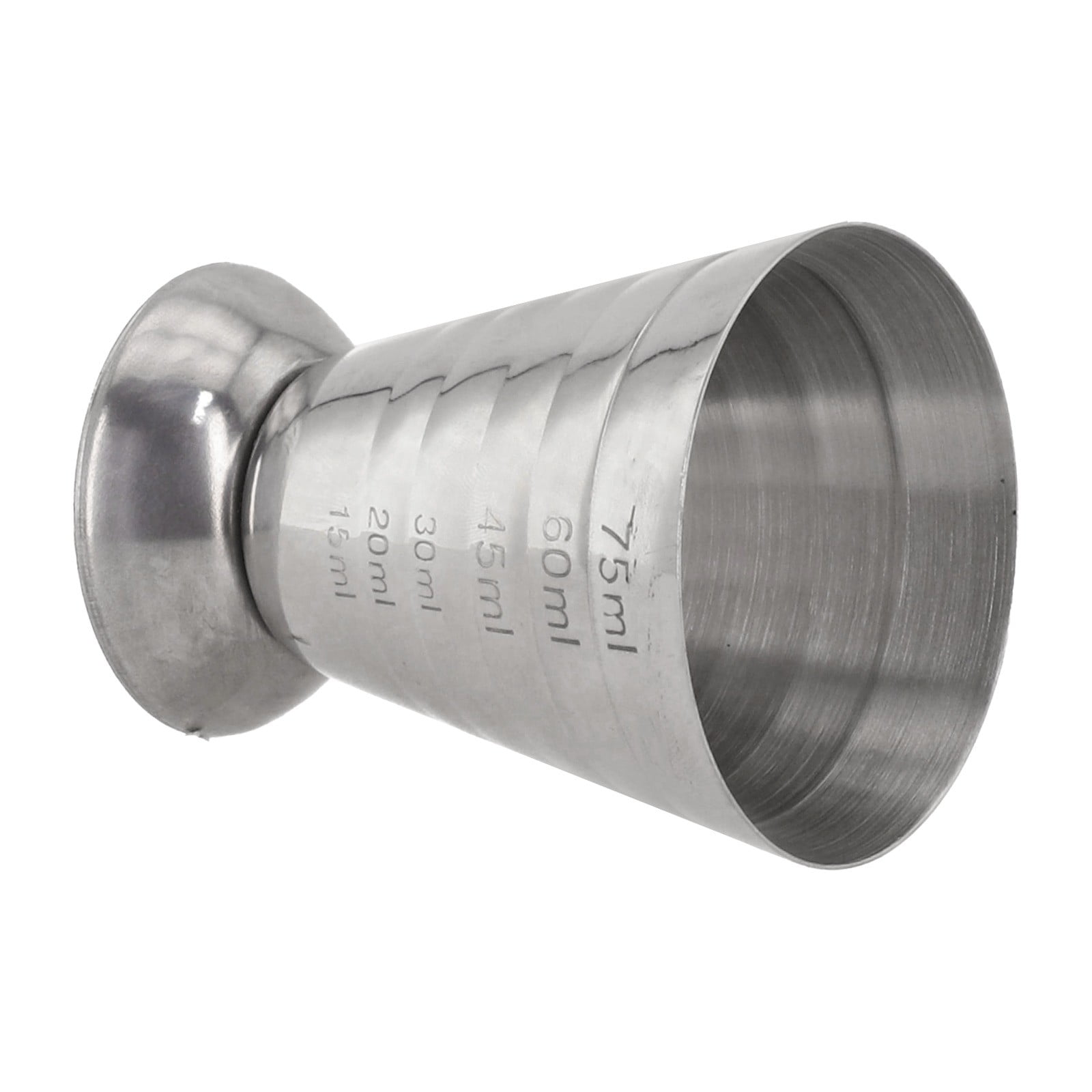 75Ml Stainless Steel Cocktail Shaker Measure Cup Jigger Shot Drink ...