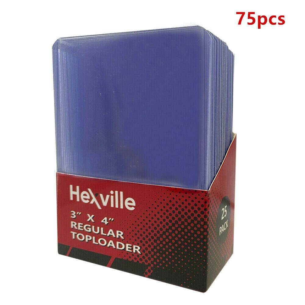 75PCS Ultra Pro 35pt Thick Toploaders 3″x4″ Cards 4 Packs of 25 Top ...