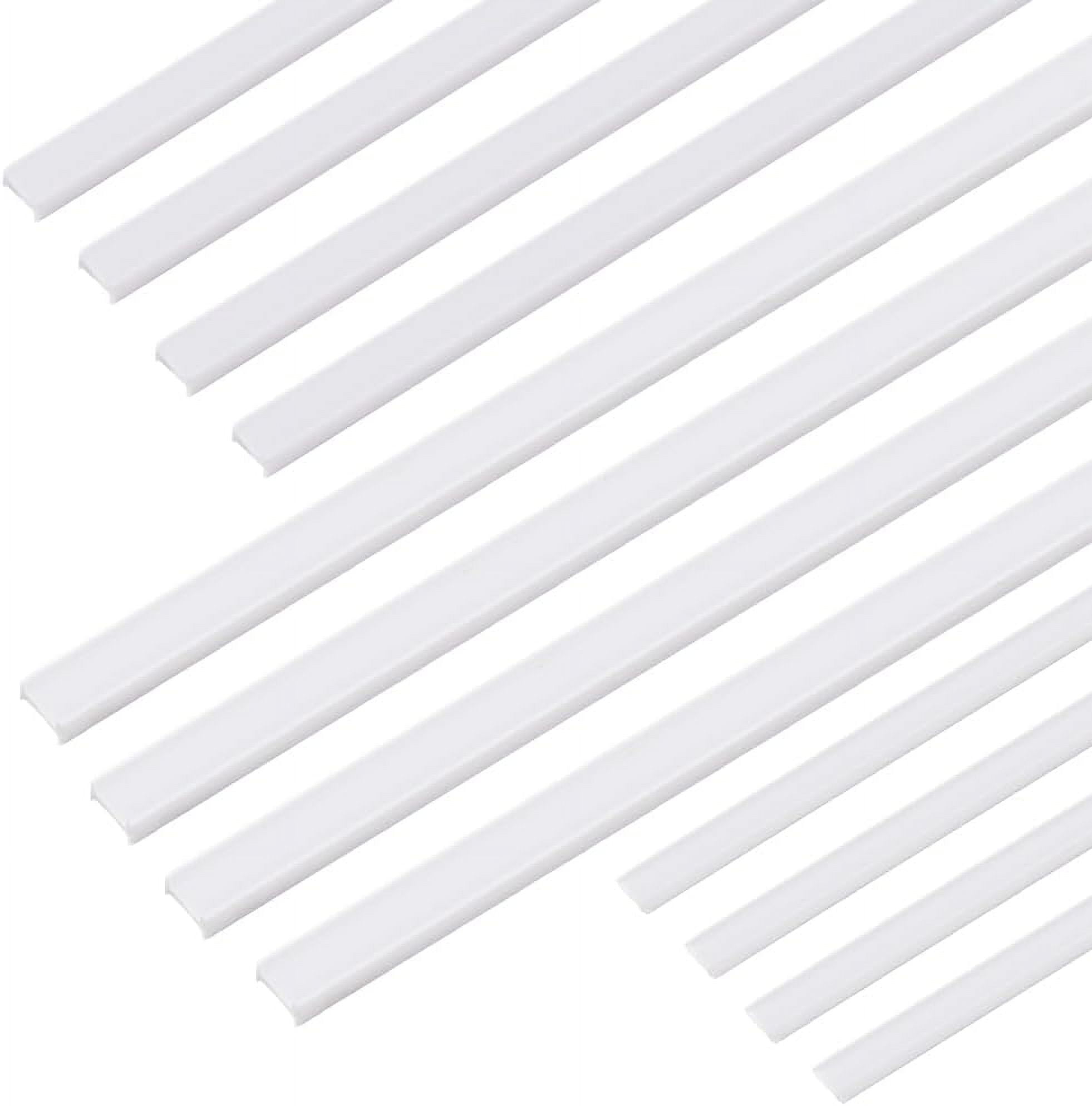 75Pcs 3 Sizes ABS Plastic Bars Model Tubes for DIY Handmade Sand Table ...