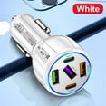75W Super Fast Car Charger with 3USB and 2PD Ports for Vehicles ...