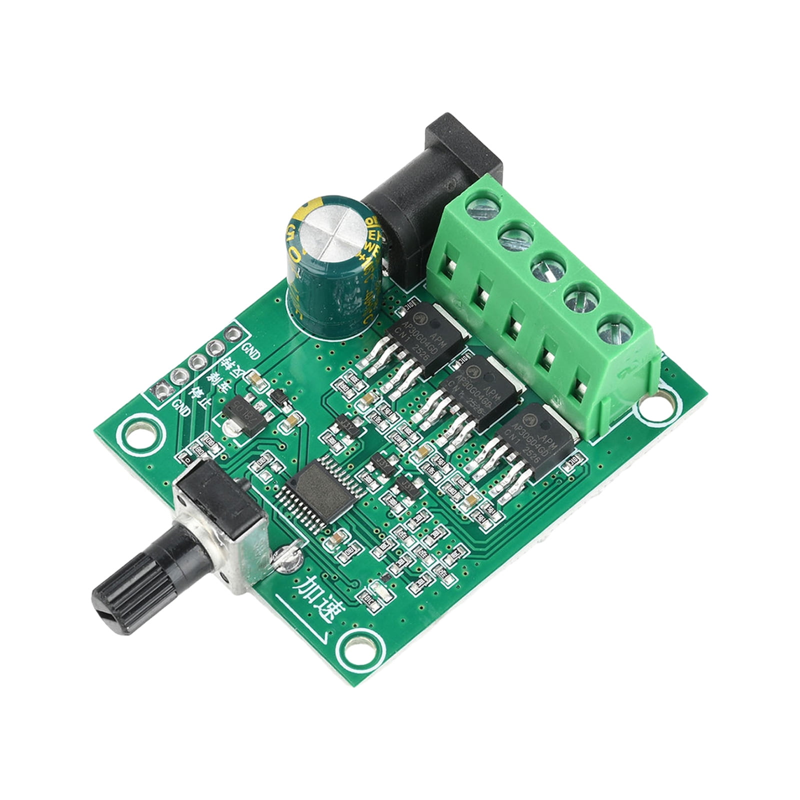 75W Three Phase Brushless Motor Driver Board DC5-24V Input Compact ...
