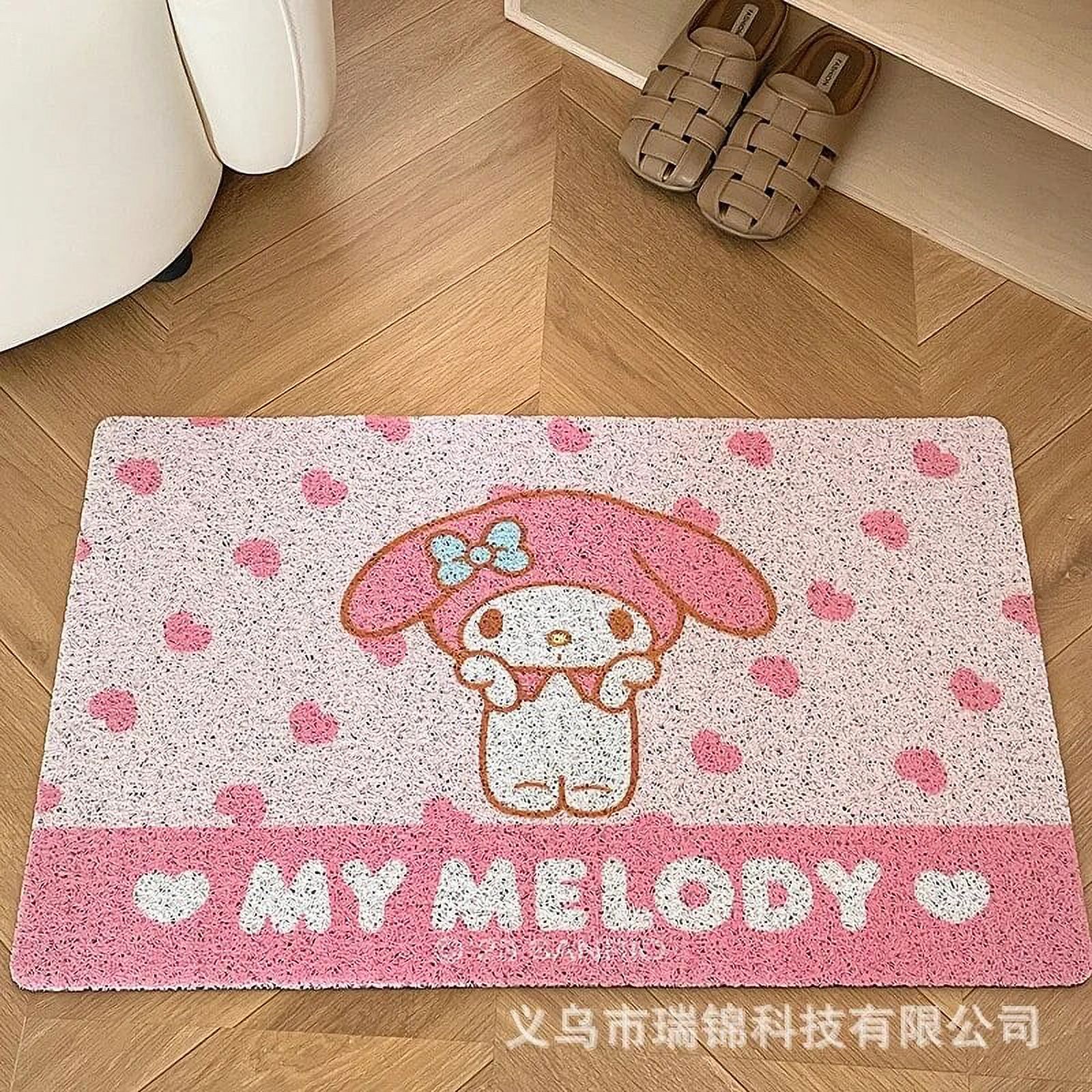 75cm Sanrio Dust Removal And Water Absorption Wire Ring Floor Mat Hello ...
