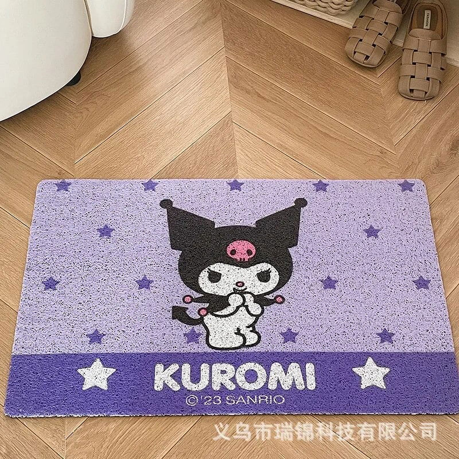 75cm Sanrio Dust Removal And Water Absorption Wire Ring Floor Mat Hello ...