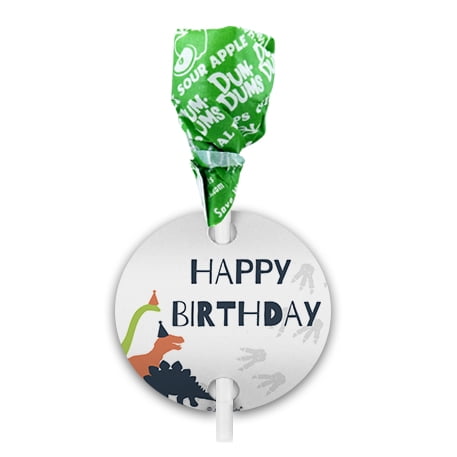 75ct Dinosaur Kid's Birthday Candy Party Favors Dum Dums Lollipops with ...